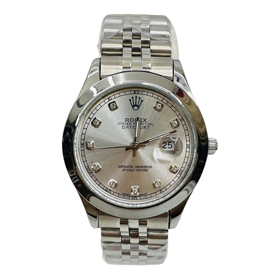 Rlx DateJust - 40mm - Stainless Steel - Silver Dial – XEON WATCHES