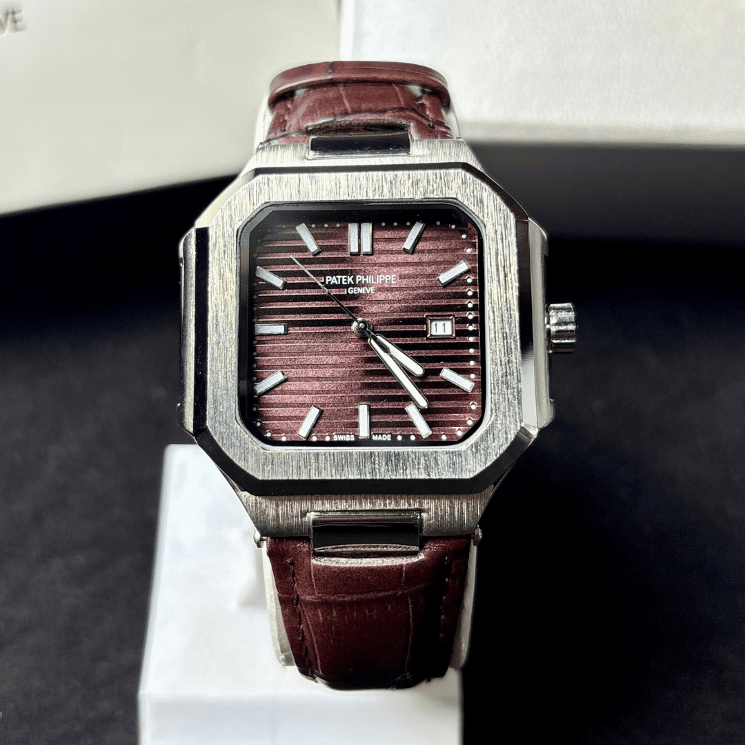 Pkp Cubitus - Smooth Movement - Leather Straps - Brown – XEON WATCHES