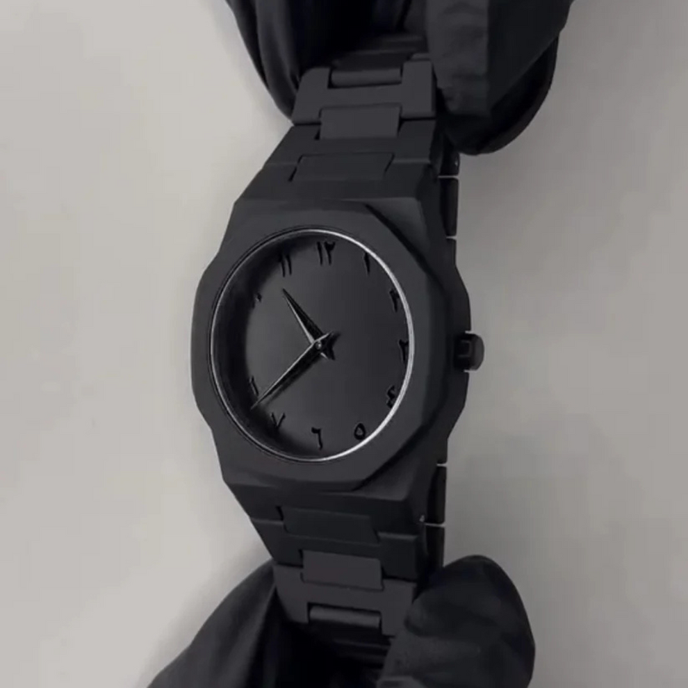 Black Arabic Aura Watch – XEON WATCHES